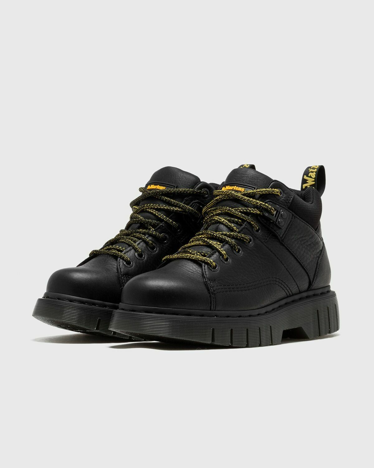 Dr.Martens Woodard Black Grizzly Black Boots Dr. Martens