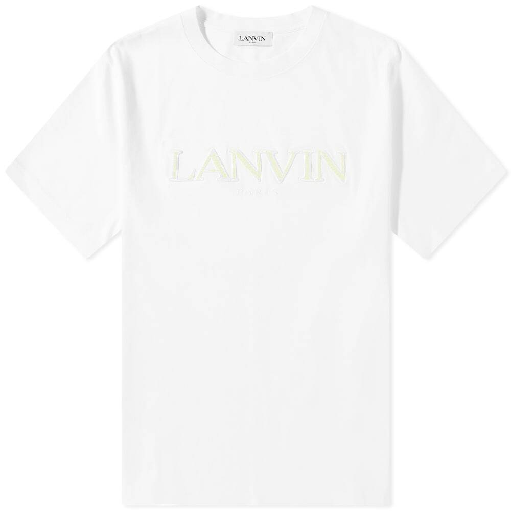 Lanvin Men's Logo T-Shirt in Black Lanvin