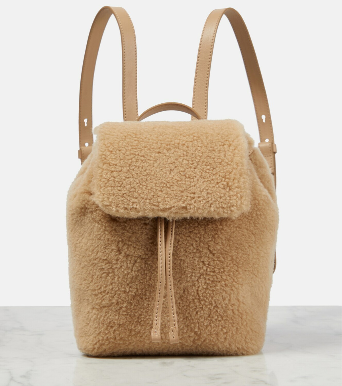 Brunello Cucinelli Medium shearling backpack Brunello Cucinelli