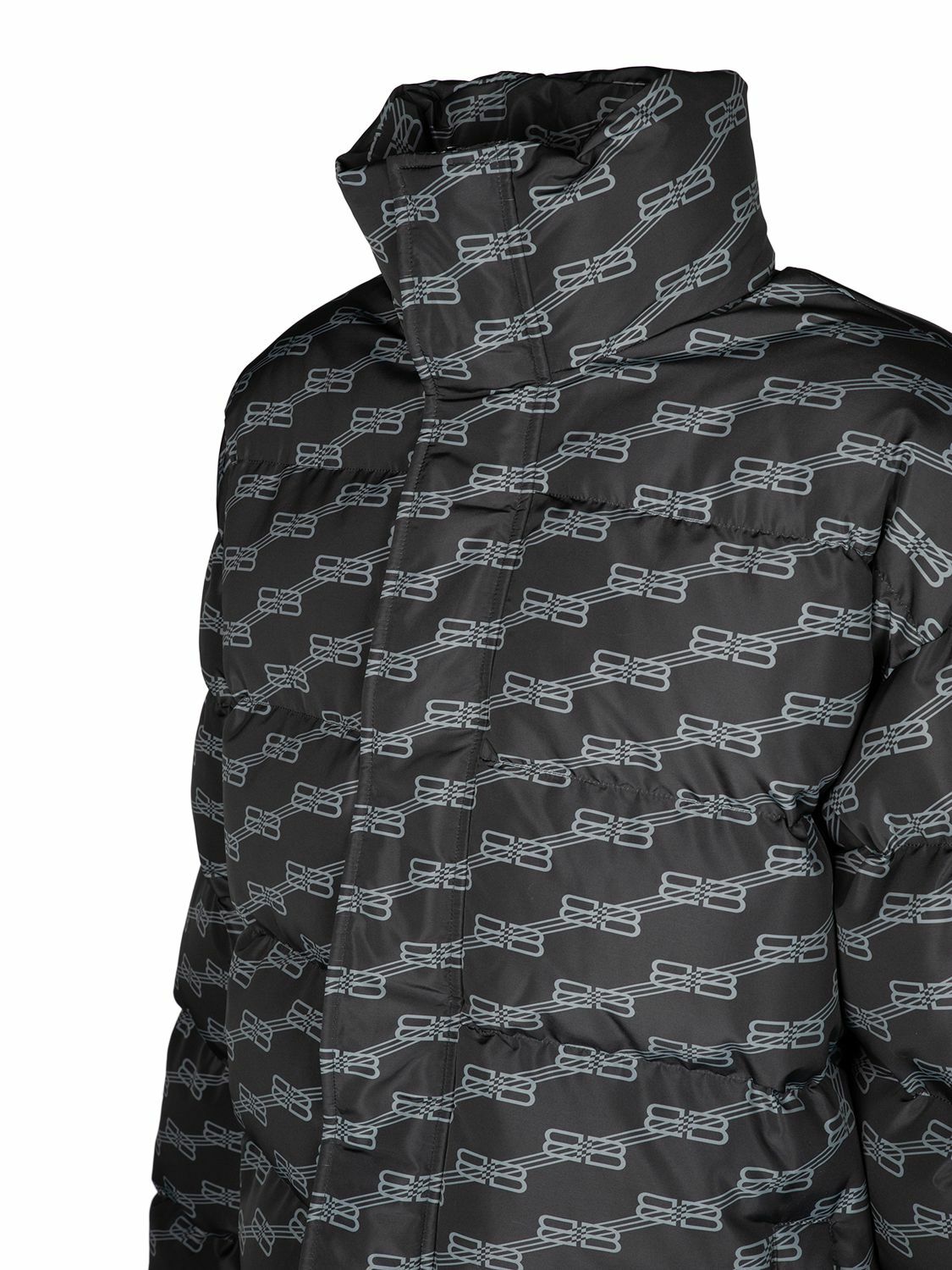 BALENCIAGA - Printed Tech Puffer Jacket Balenciaga