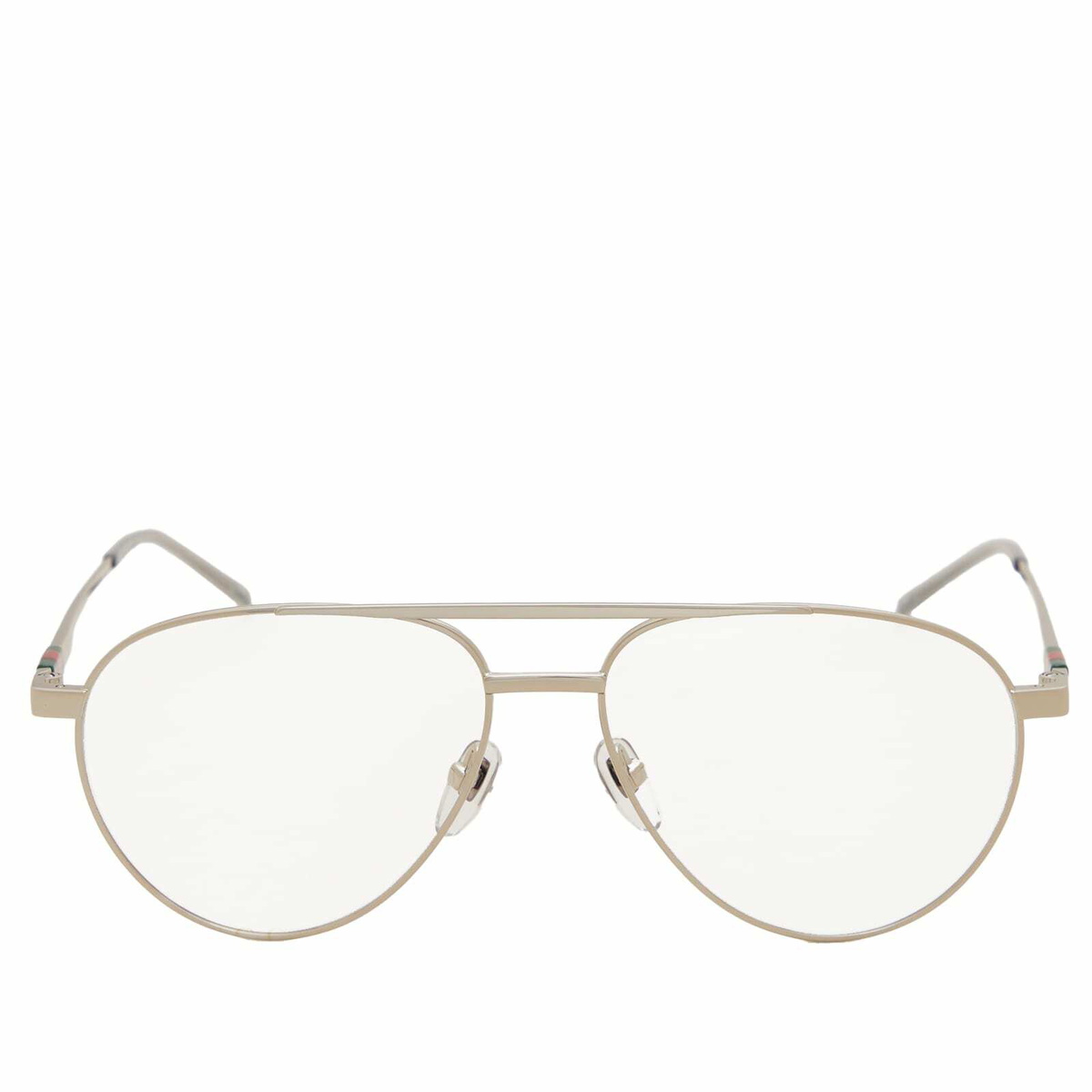 Gucci Men's GG1679O Optical Glasses in Silver/Transparent Gucci