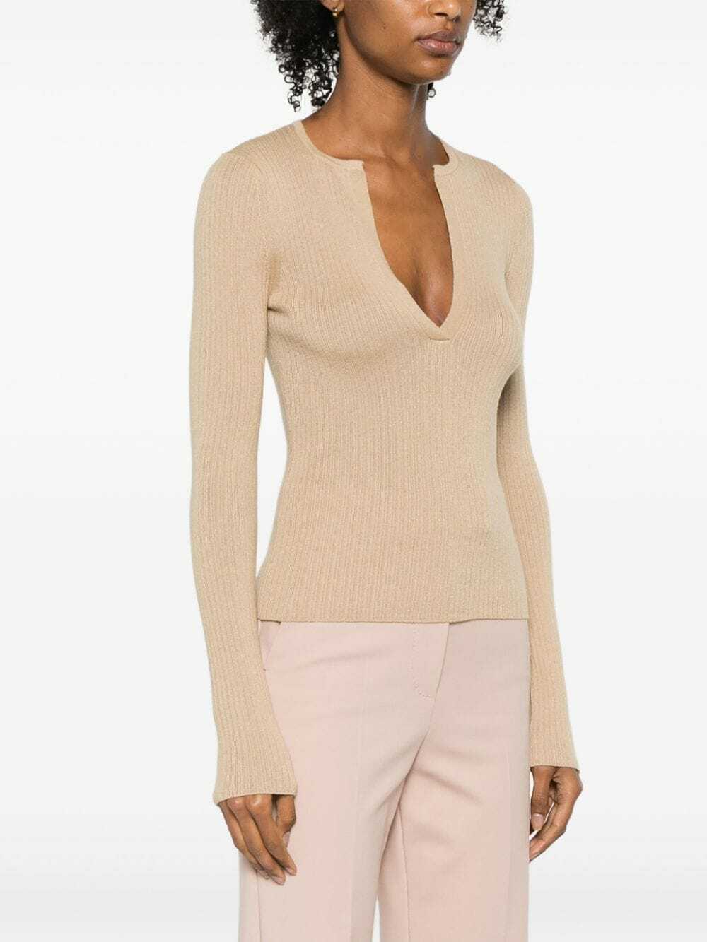 MAX MARA - Silk And Cashmere Wool Top Max Mara