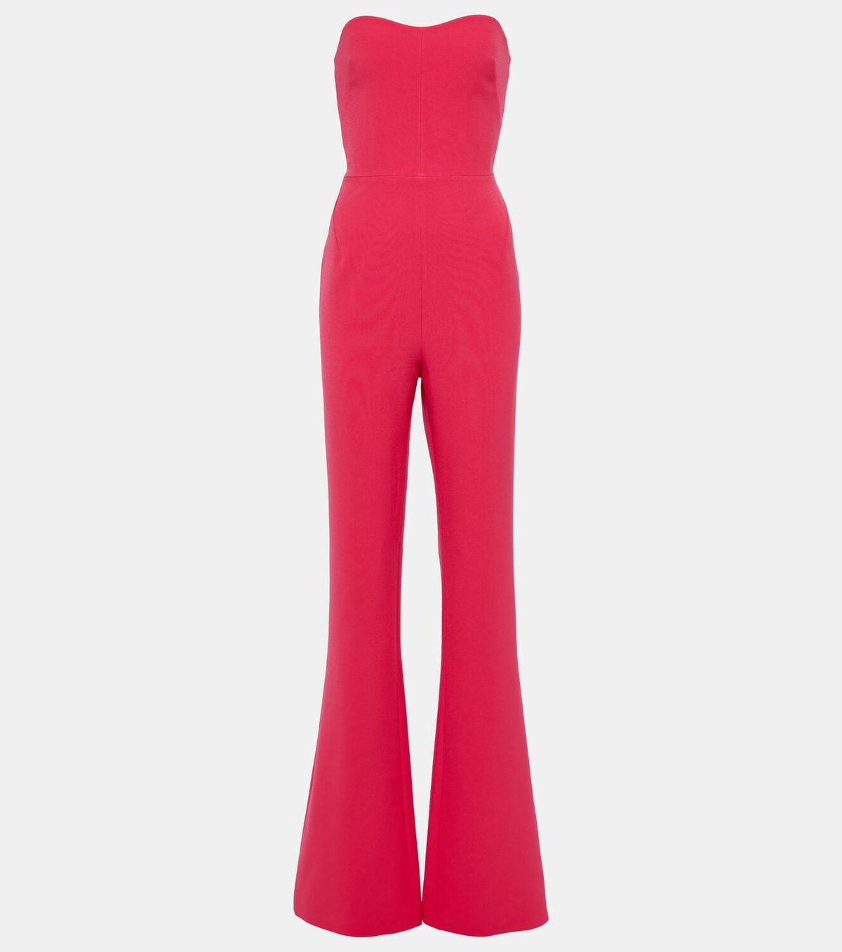 Safiyaa Immie strapless crêpe jumpsuit Safiyaa