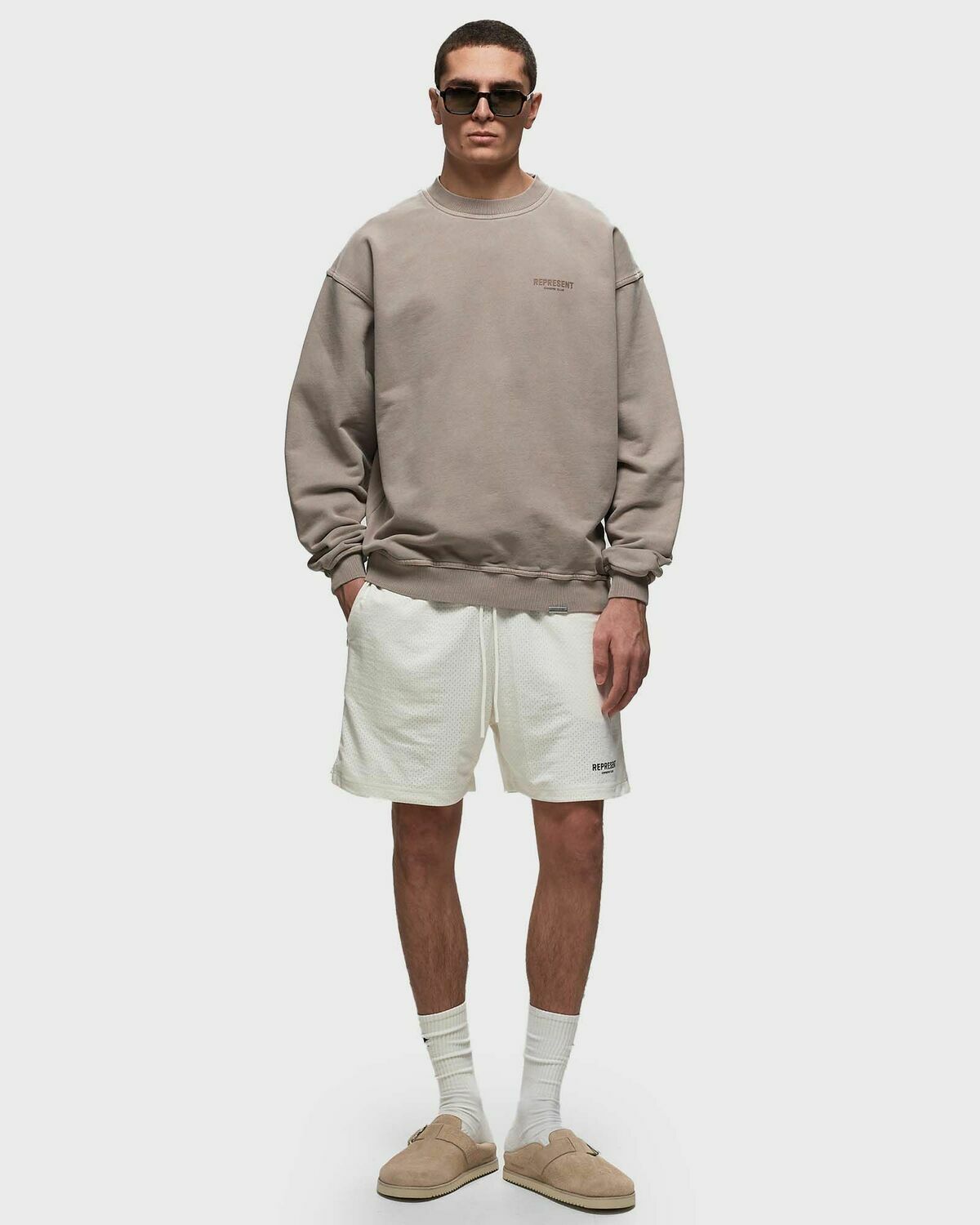 Represent Represent Owners Club Sweater Brown Sweatshirts Represent