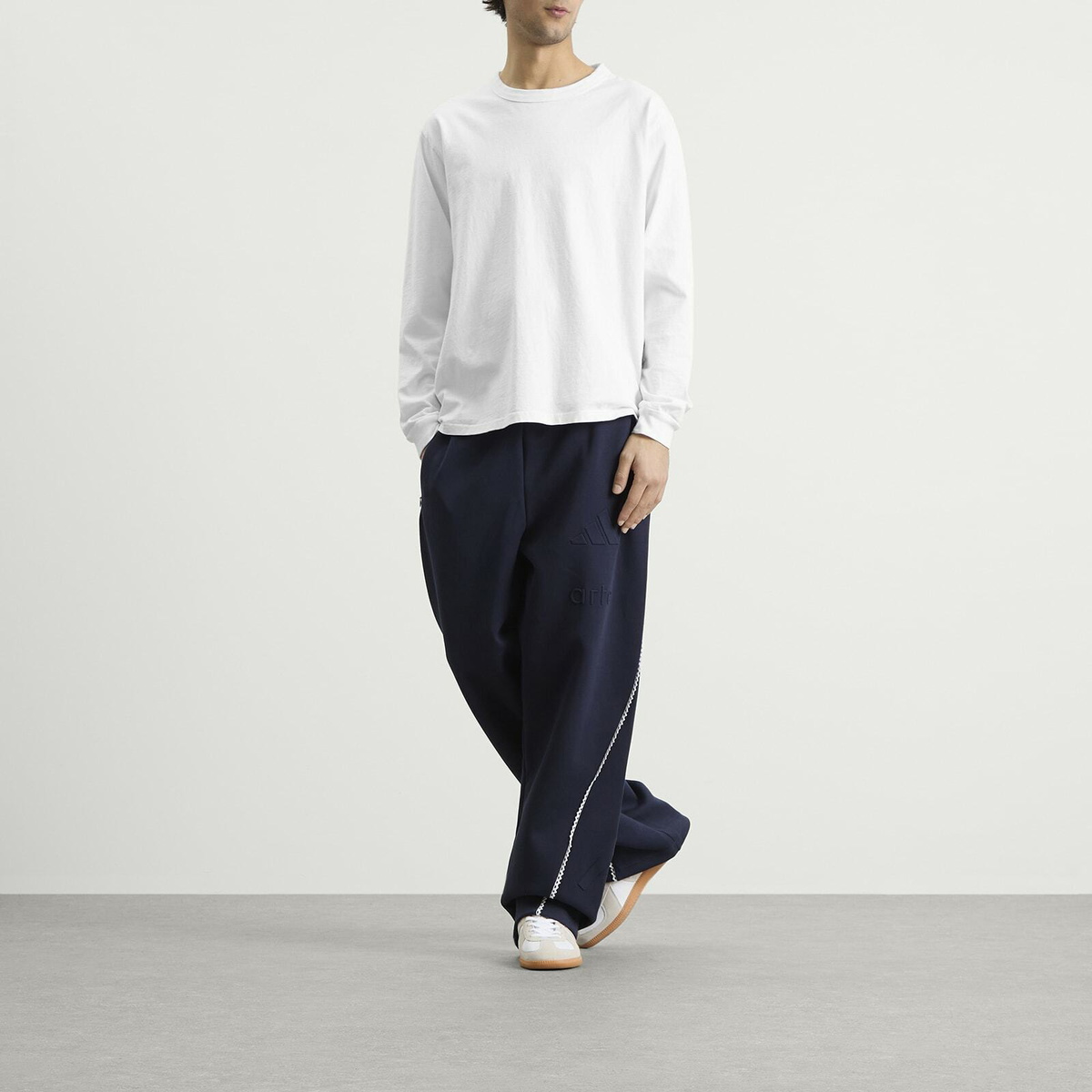 Adidas Men's x Arte ZNE Full Zip Track Pant in Legend Ink/White adidas