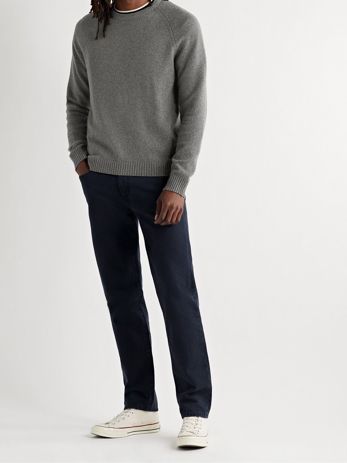 Outerknown - Recycled Cashmere and Merino Wool-Blend Sweater - Gray ...