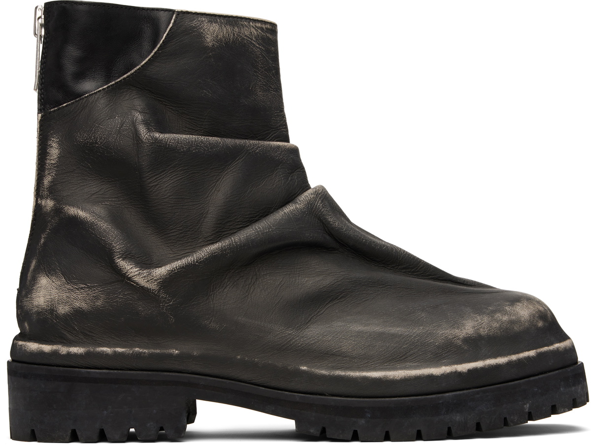 424 Black Marathon Boots 424