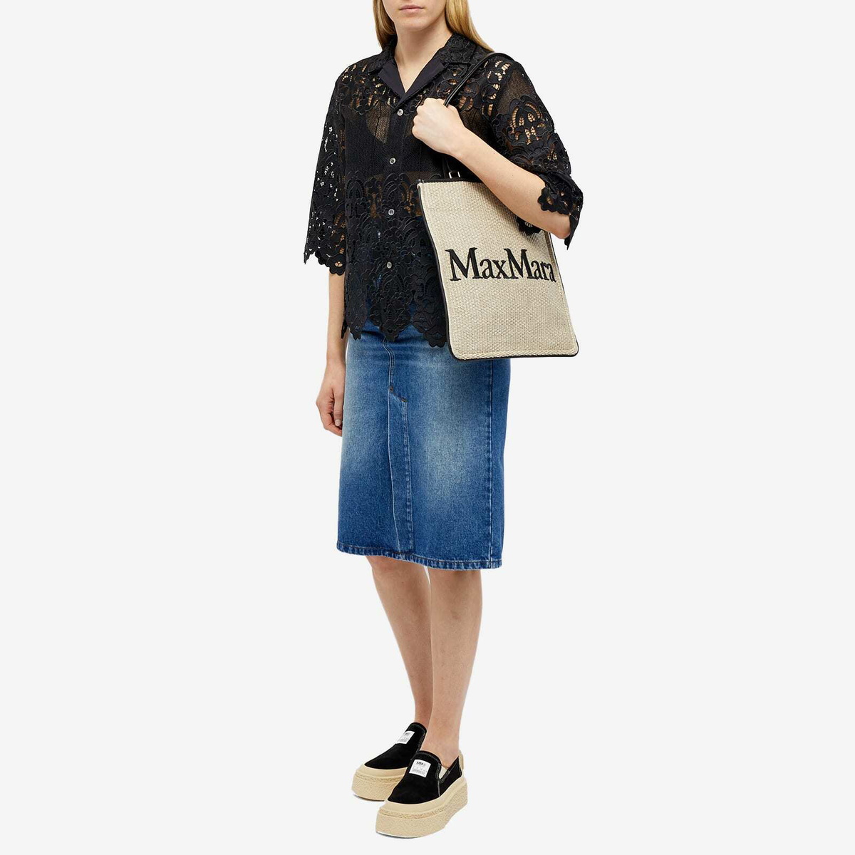 Max Mara Women's Logo Easybag in Sand Max Mara