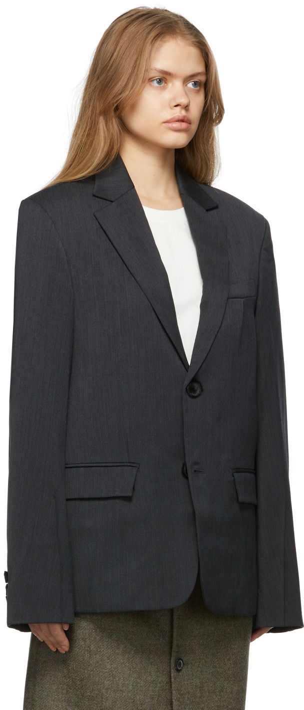 ADER error Grey Wool Blazer ADER error