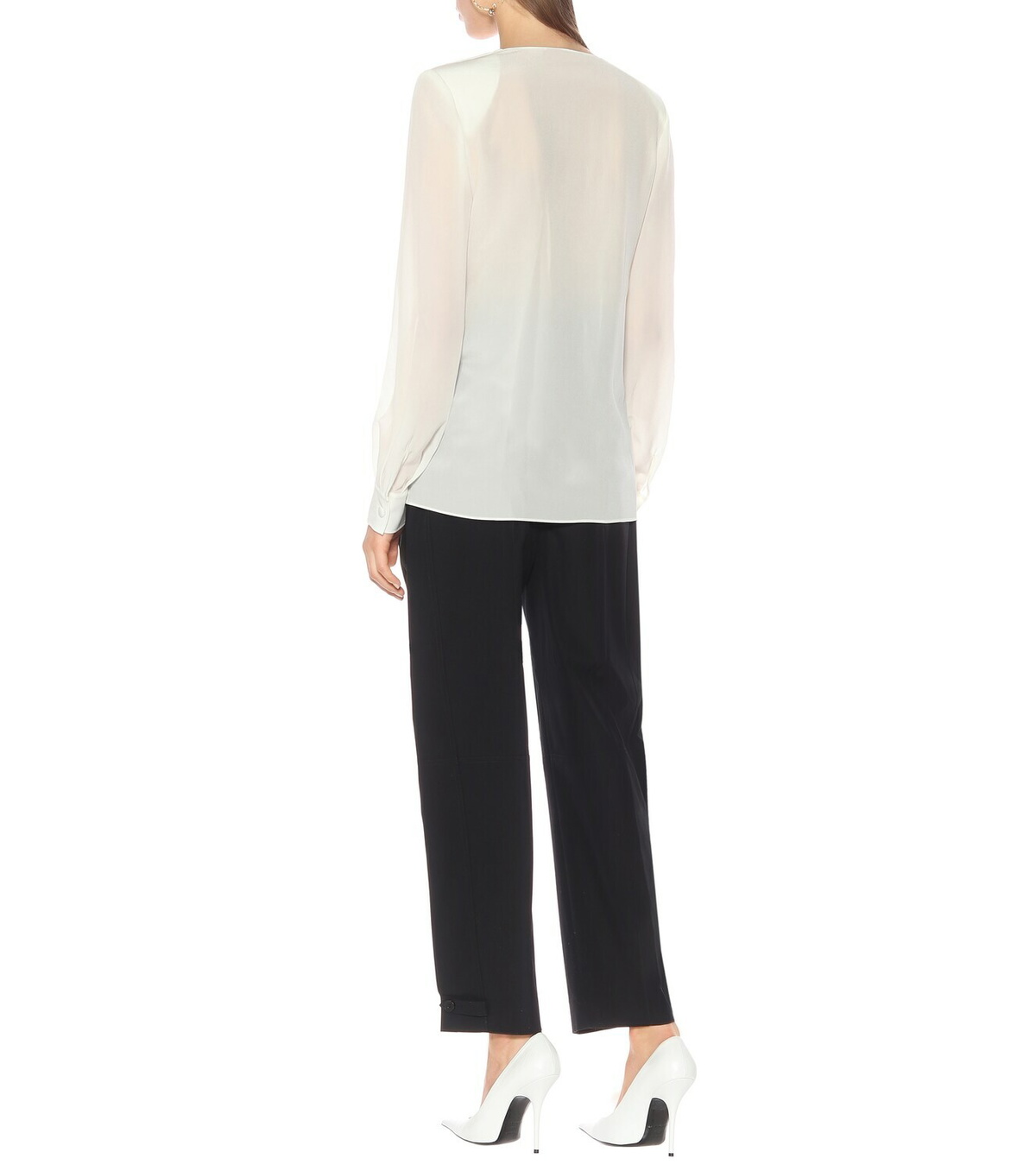 Givenchy - Silk-crêpe blouse Givenchy