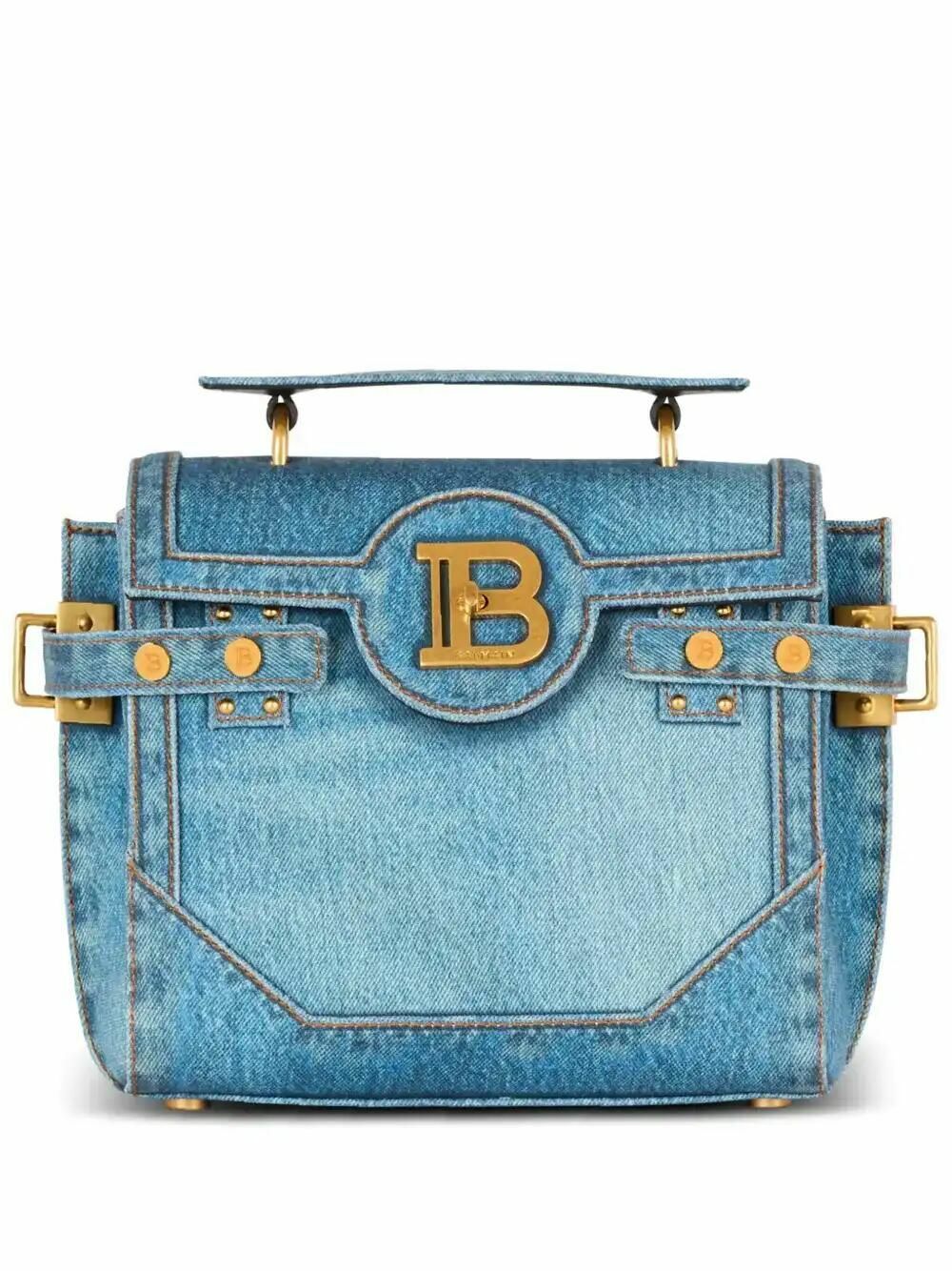 Balmain Blue B-Buzz 23 Handbag Balmain