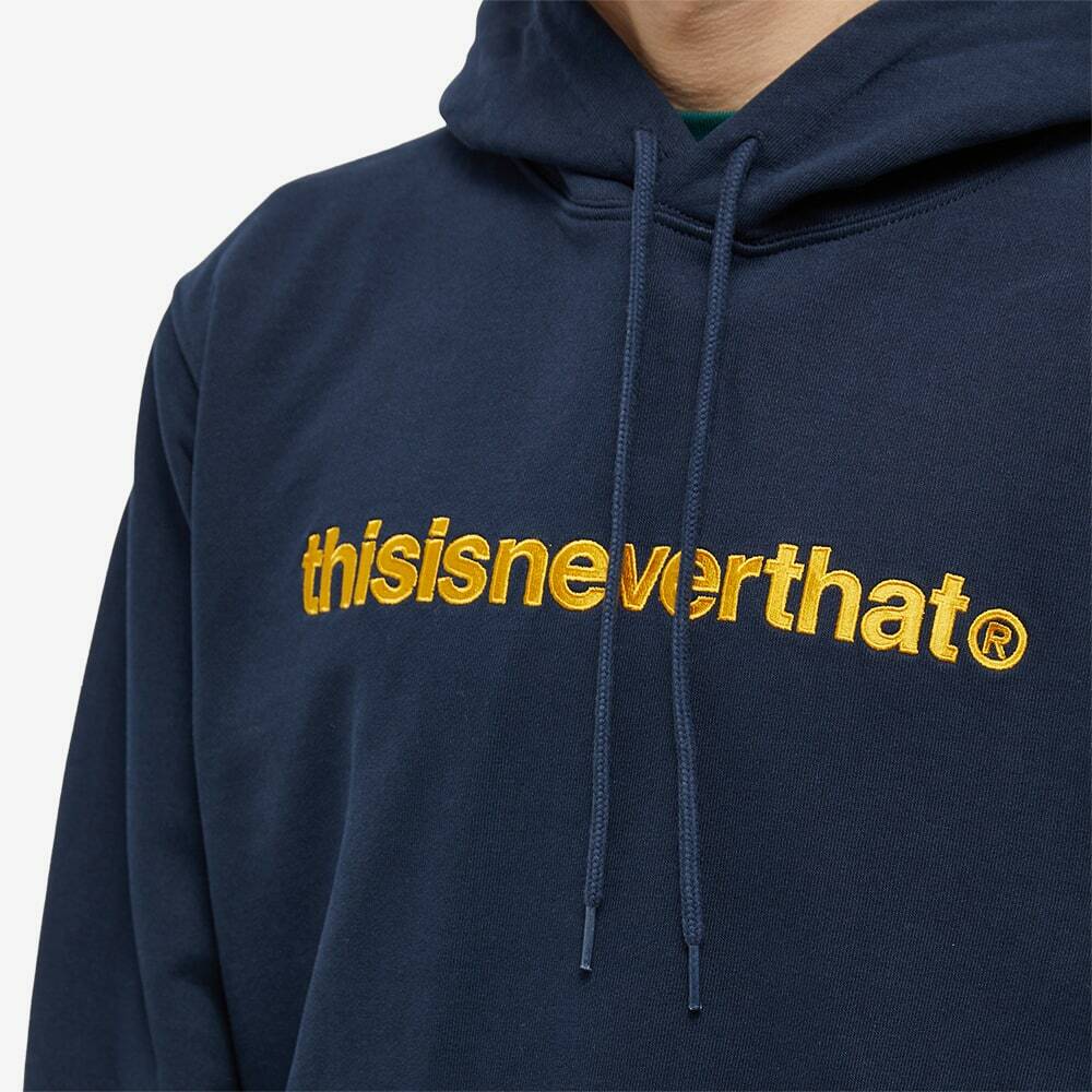 thisisneverthat Men's T-Logo Popover Hoody in Navy thisisneverthat