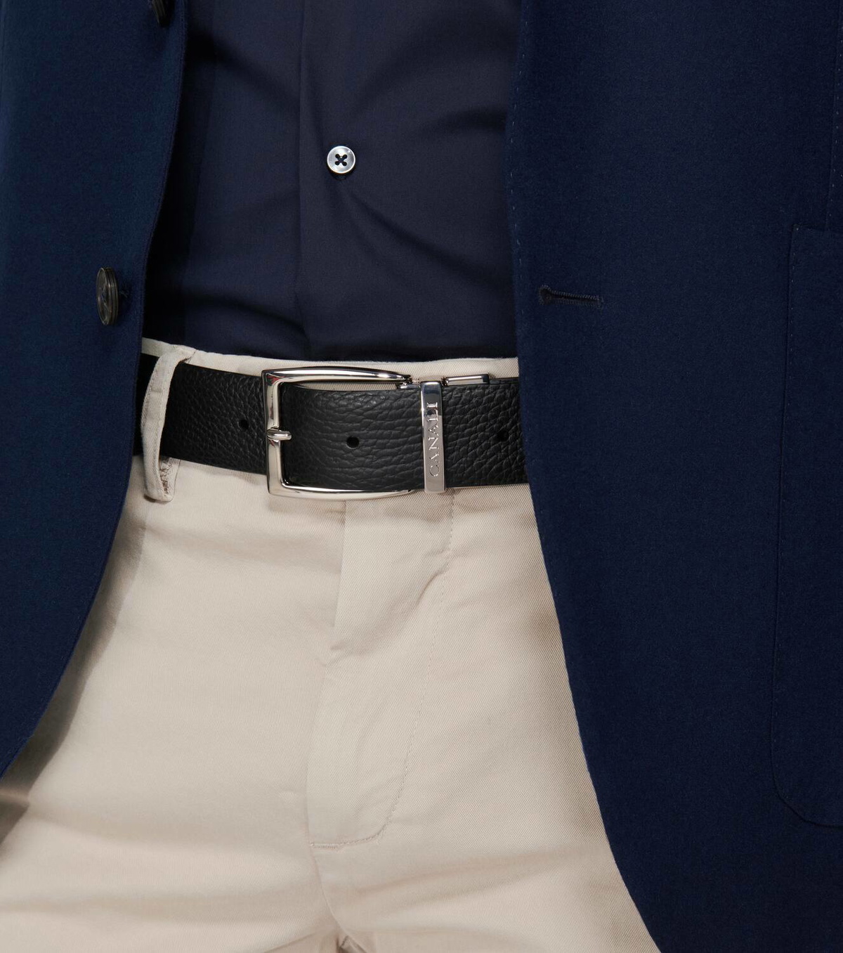 Canali Leather belt Canali