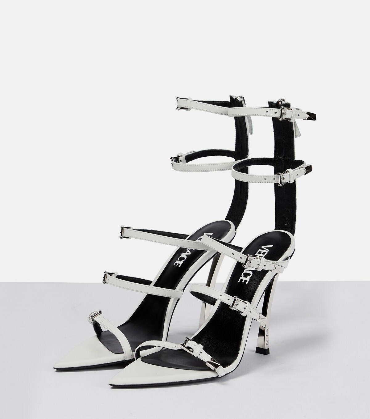 Versace - Pin-Point leather sandals Versace