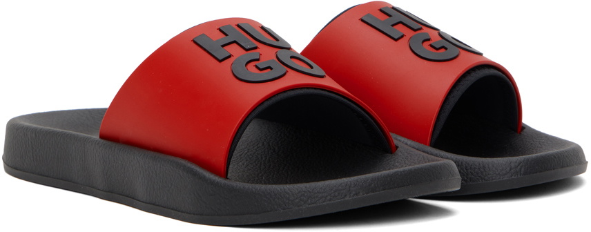 Hugo Red Logo-Branded Straps Sandals Hugo Boss
