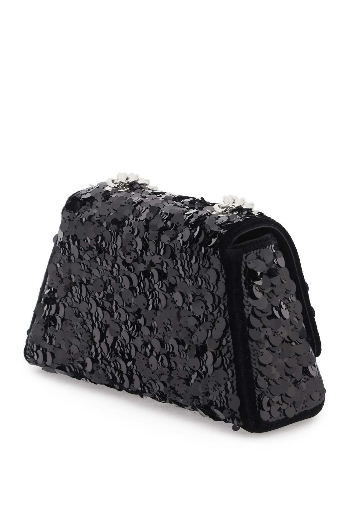 self-portrait Sequined Bow Mini Shoulder Bag Self-Portrait