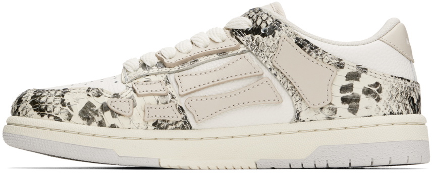 AMIRI Off-White Snake Skel-Top Low Sneakers Amiri
