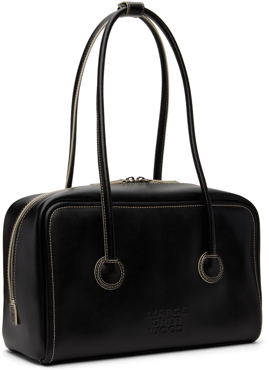 Marge Sherwood Black Soft Boston Bag Marge Sherwood