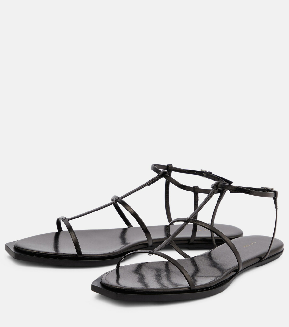 The Row - T-Bar leather sandals The Row