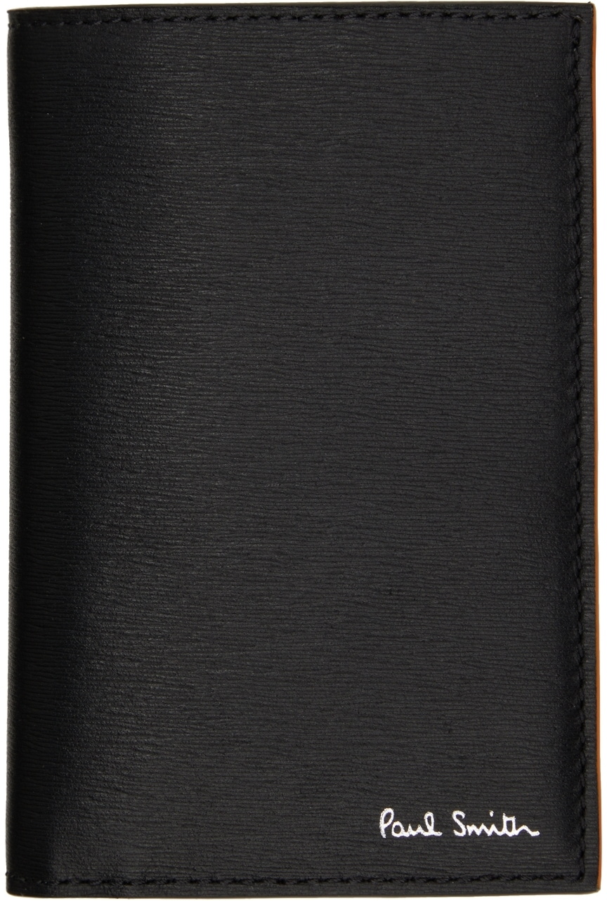 Paul Smith Black Straw Card Holder Paul Smith