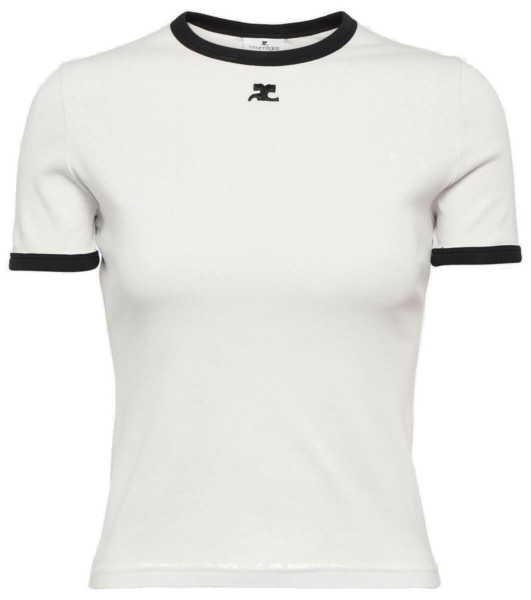 Courrèges Reedition logo cotton T-shirt Courreges