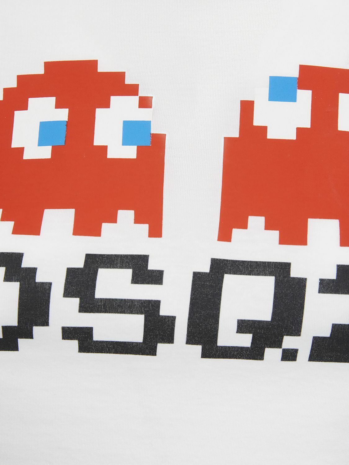 DSQUARED2 - Pac-man Logo Cotton Jersey Crop T-shirt Dsquared2