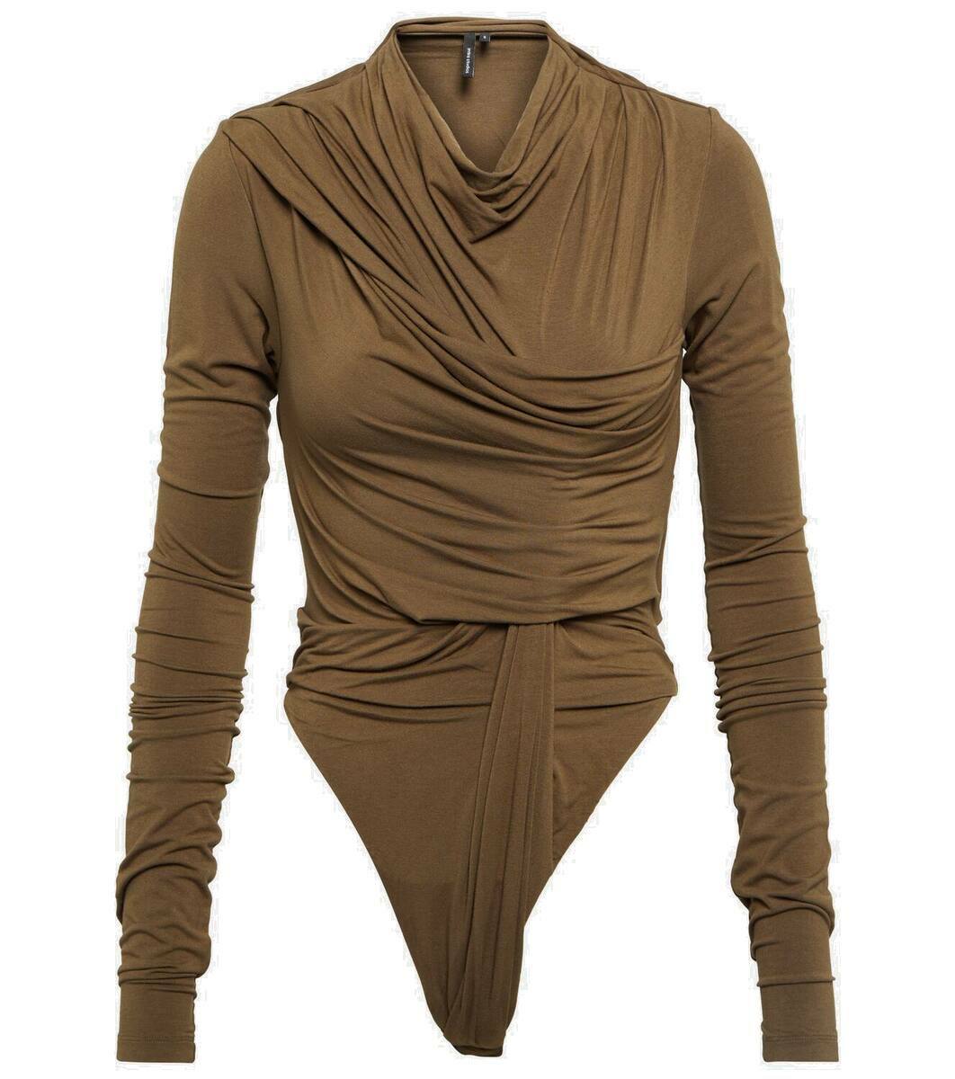 Entire Studios Draped jersey bodysuit Entire Studios