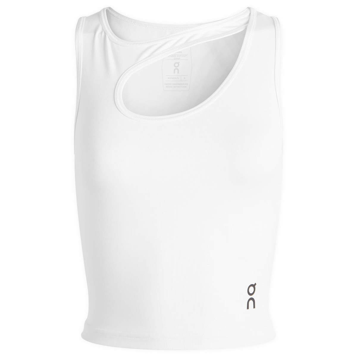 ON Women's Studio Cut Out Crop Top in White On