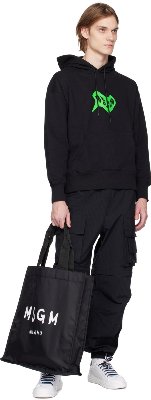 MSGM Black Logo Tote MSGM