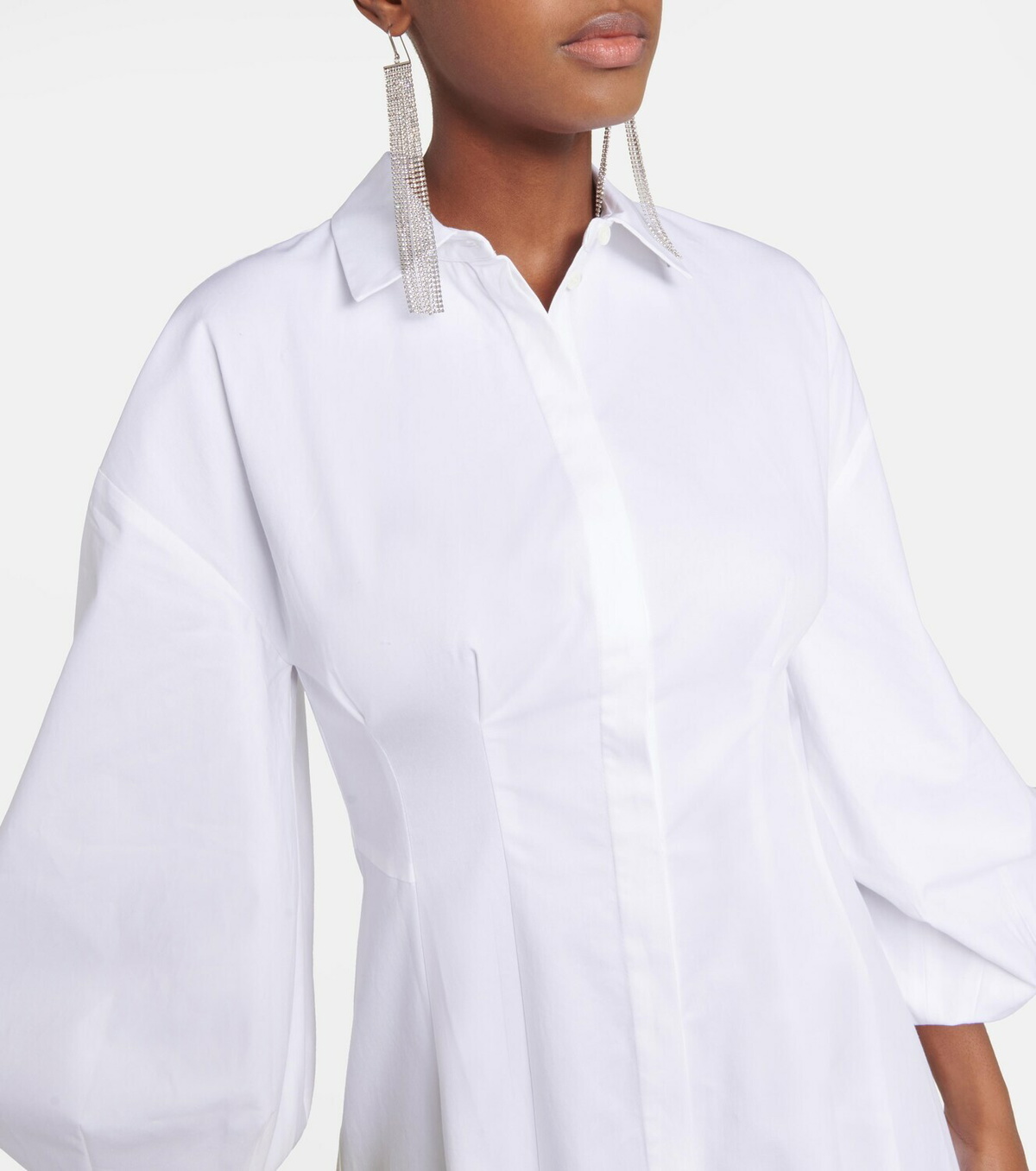 Carolina Herrera Puff-sleeve belted gown Carolina Herrera