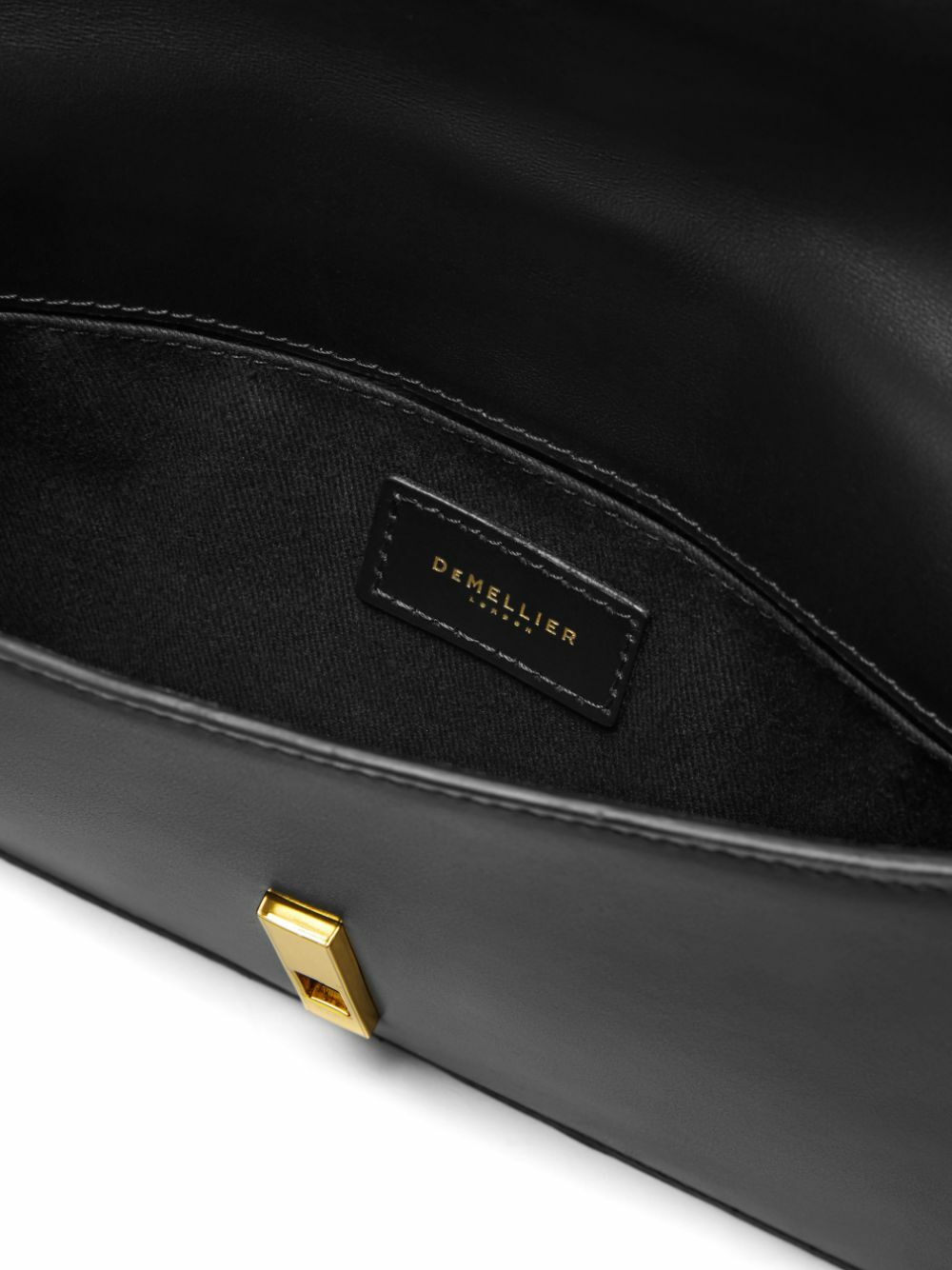 DeMellier Black Tokyo Leather Clutch Bag DeMellier