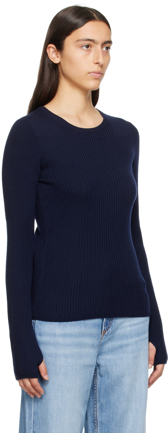 rag & bone Navy Audrina Sweater Rag and Bone