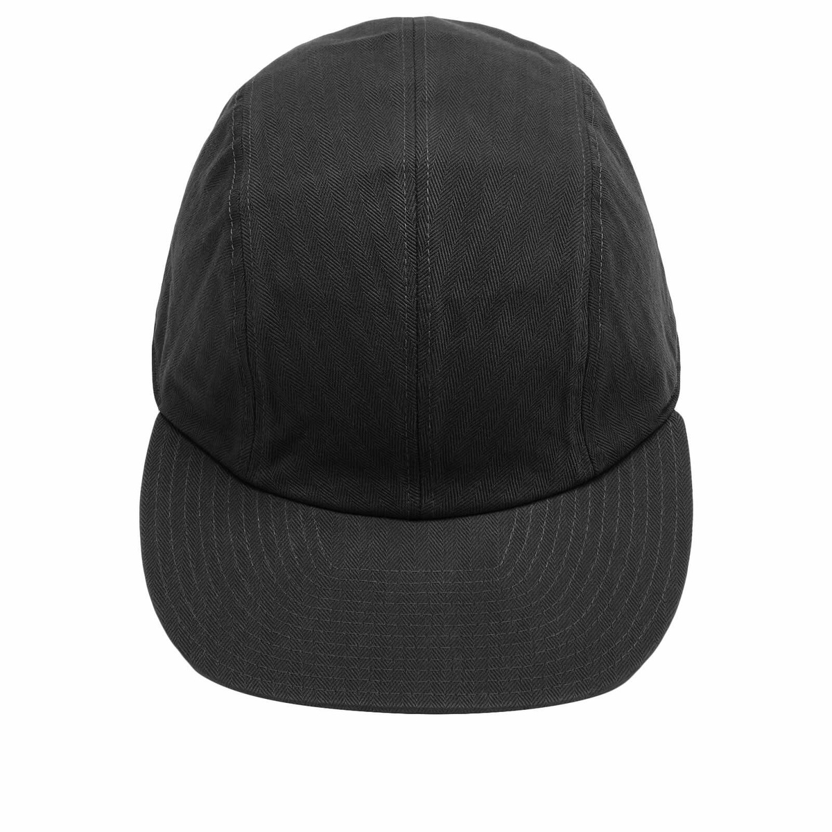 Uniform Bridge Men's Herringbone Twill Ball Cap in Black Uniform Bridge