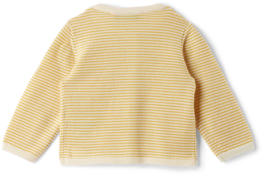 Bonpoint Baby Yellow Aila Cardigan Bonpoint