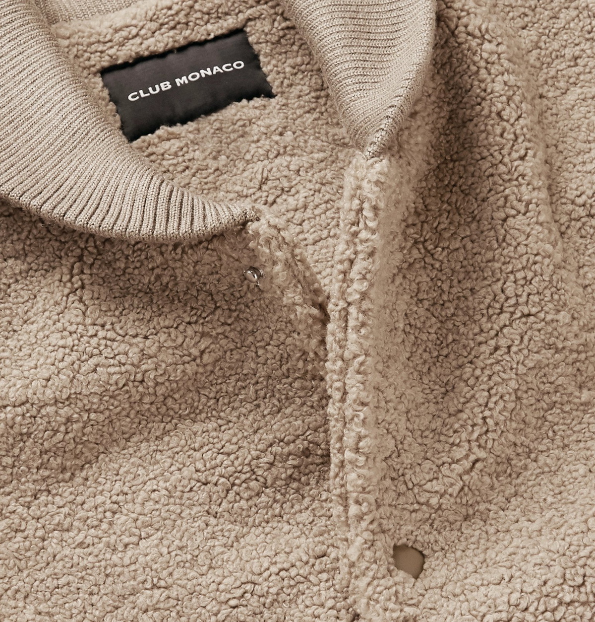 Club Monaco - Fleece Jacket - Brown Club Monaco