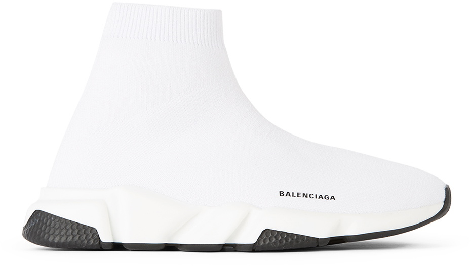 Balenciaga Kids Kids White Speed Sneakers Balenciaga Kids