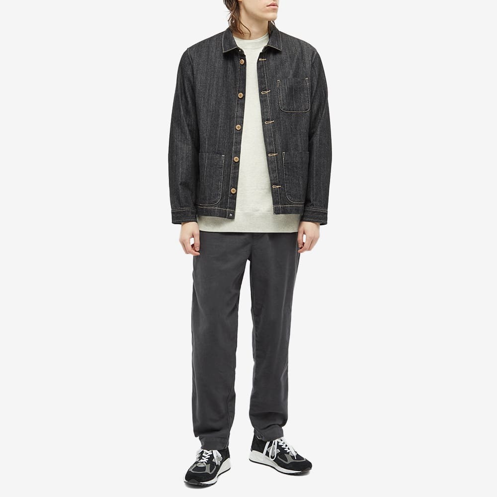 Folk Men's Denim Assembly Jacket in Black Denim Folk