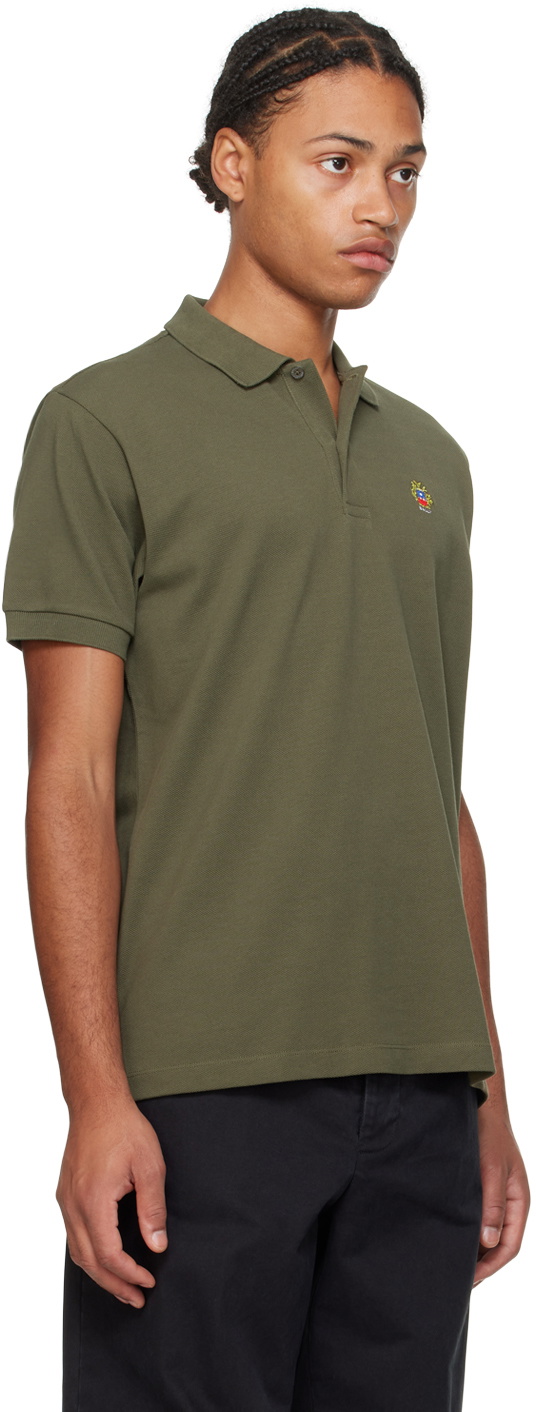 Bally Green Embroidered-Logo Polo Bally