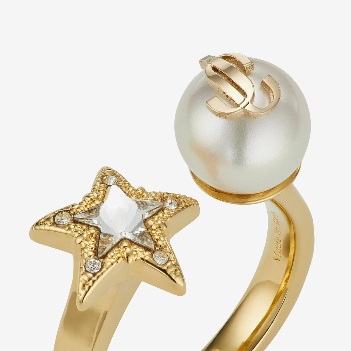 Jimmy Choo Jc Star Pearl Ring Jimmy Choo