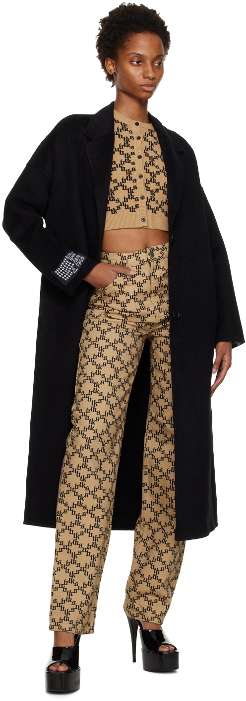 Ksubi Black Kamille Coat Ksubi