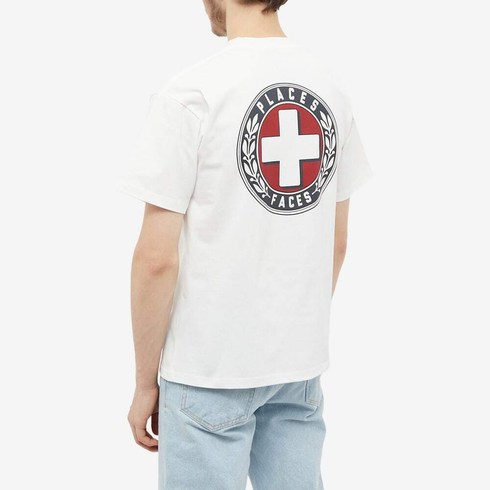 PLACES+FACES Men's Emblem T-Shirt in White PLACES+FACES
