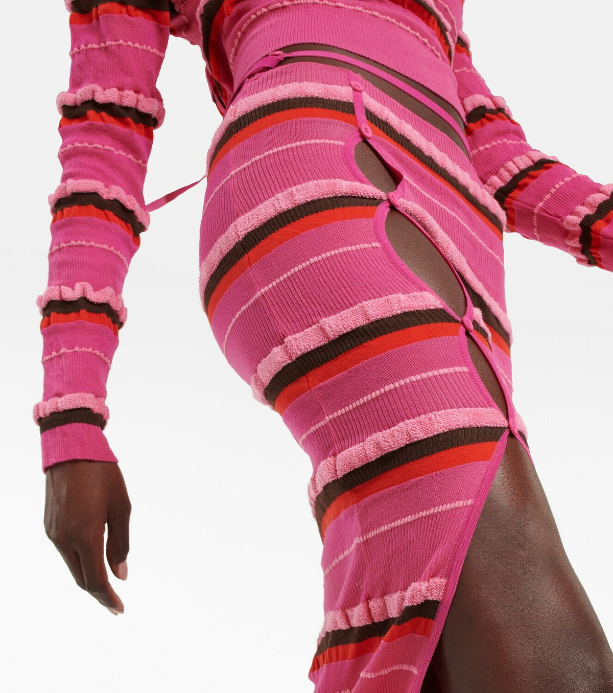 Jacquemus - La Jupe Maille Concha midi skirt Jacquemus