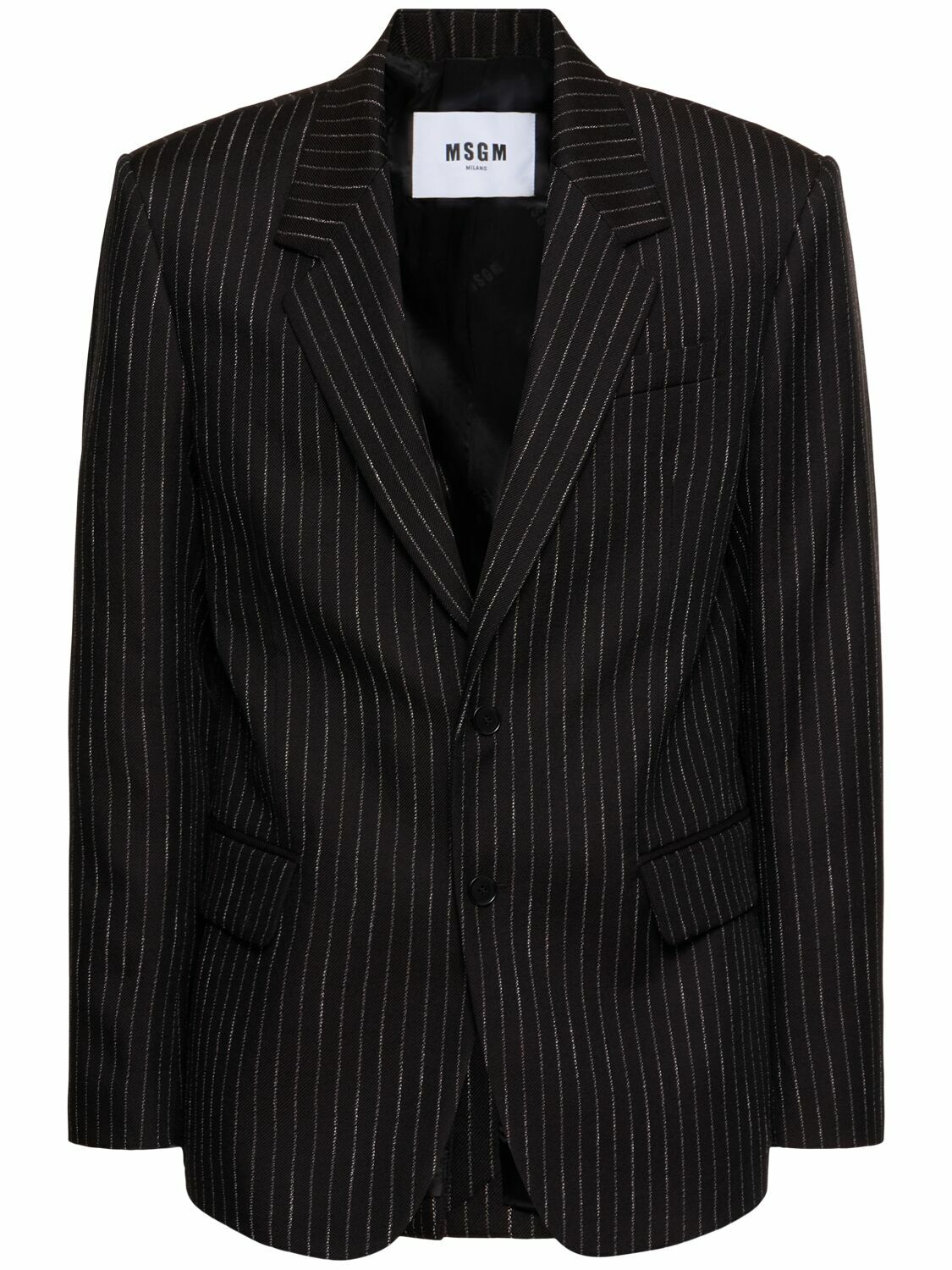 MSGM Pinstripe Wool Jacket MSGM