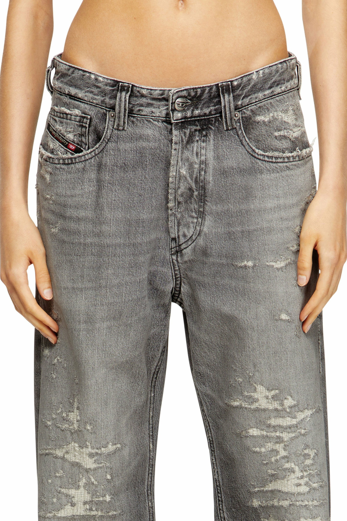 Diesel Regular Jeans - 1988 D-Ark - Jeans Womens in Grey Diesel
