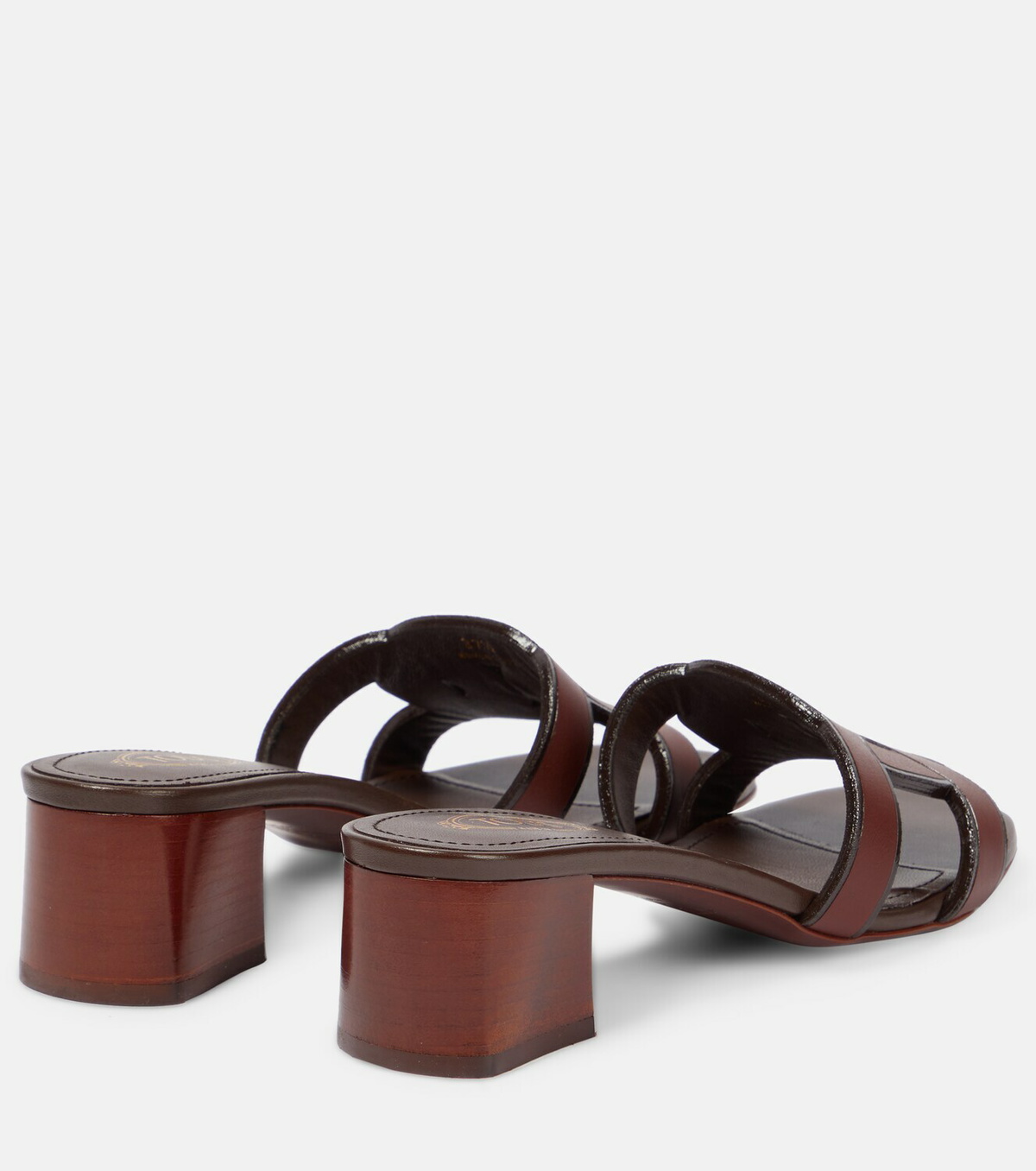 Tod's - Catena leather mules Tod's