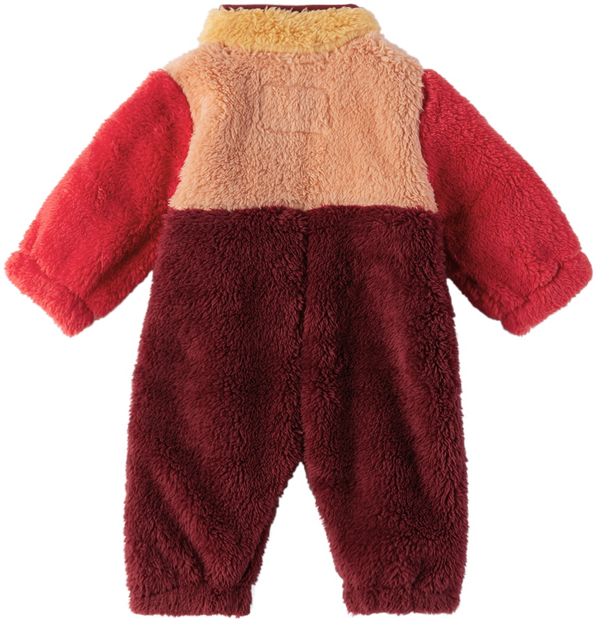 TINYCOTTONS Baby Red & Orange Colorblocked Jumpsuit TINYCOTTONS