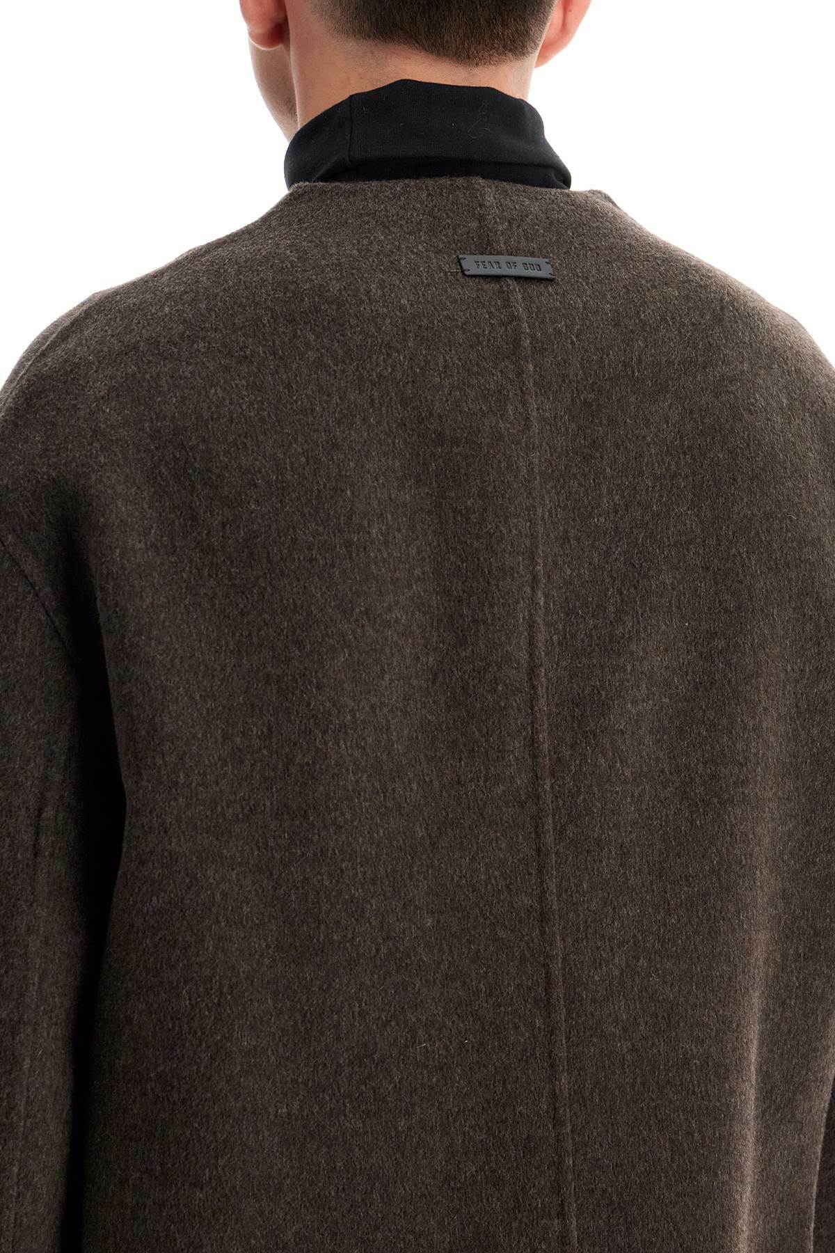 FEAR OF GOD blazer without lapels Brown Fear Of God