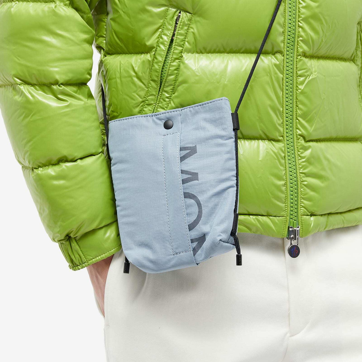 Moncler Men's Alchemy Cross Body Bag in Blue Moncler