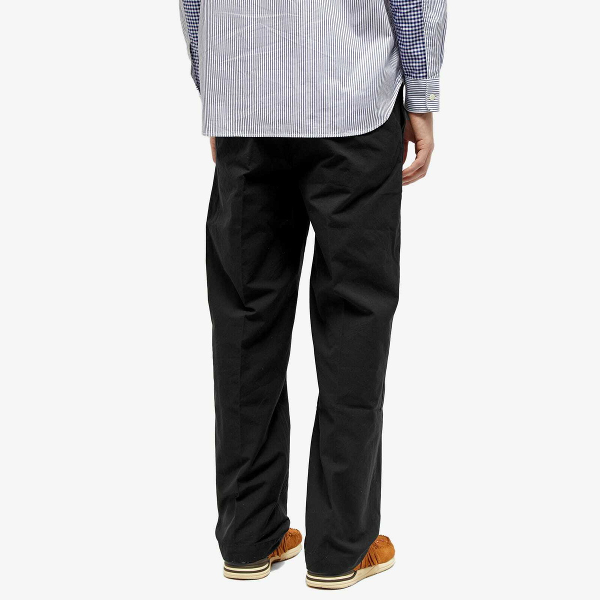 Visvim Men's Field Chino Pants in Black Visvim