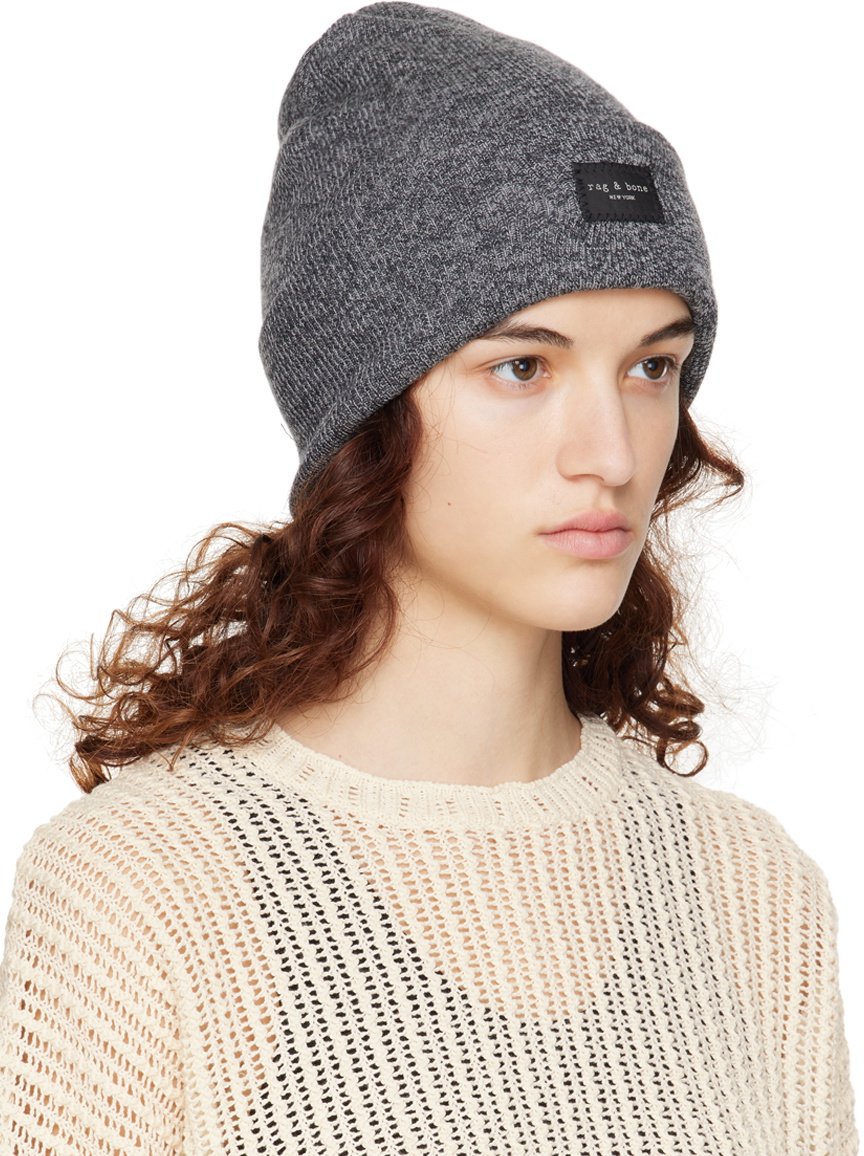rag & bone Gray Addison Beanie Rag and Bone